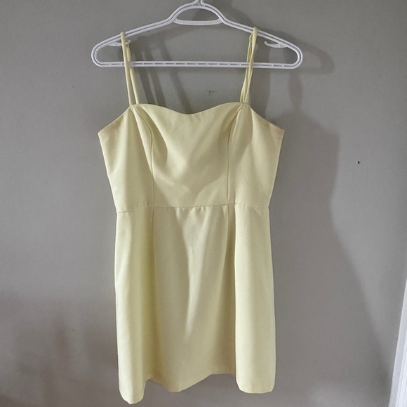 French Connection | Dresses | Sweetheart Pastel Yellow Dress | Poshmark